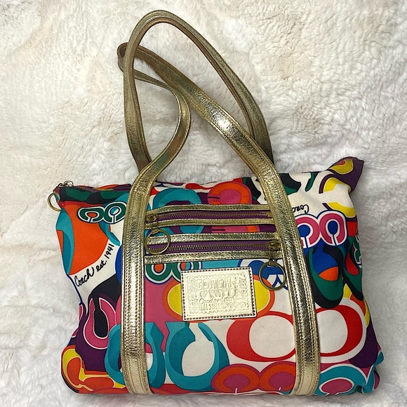 Coach | Bags | Coach Signature Poppy Purse | Poshmark